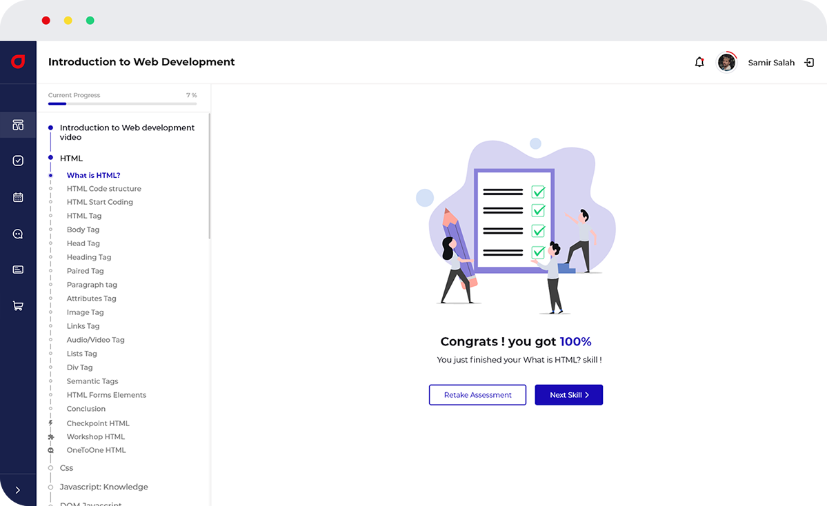 Learn Platform - The GOMYCODE training and learning platform